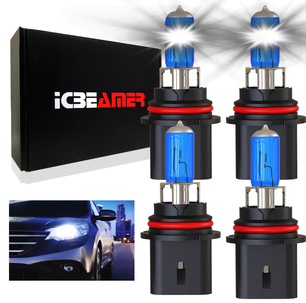 Two Sets 9004 HB1 12V 60/45W Direct Replace For Auto Vehicle Factory ...