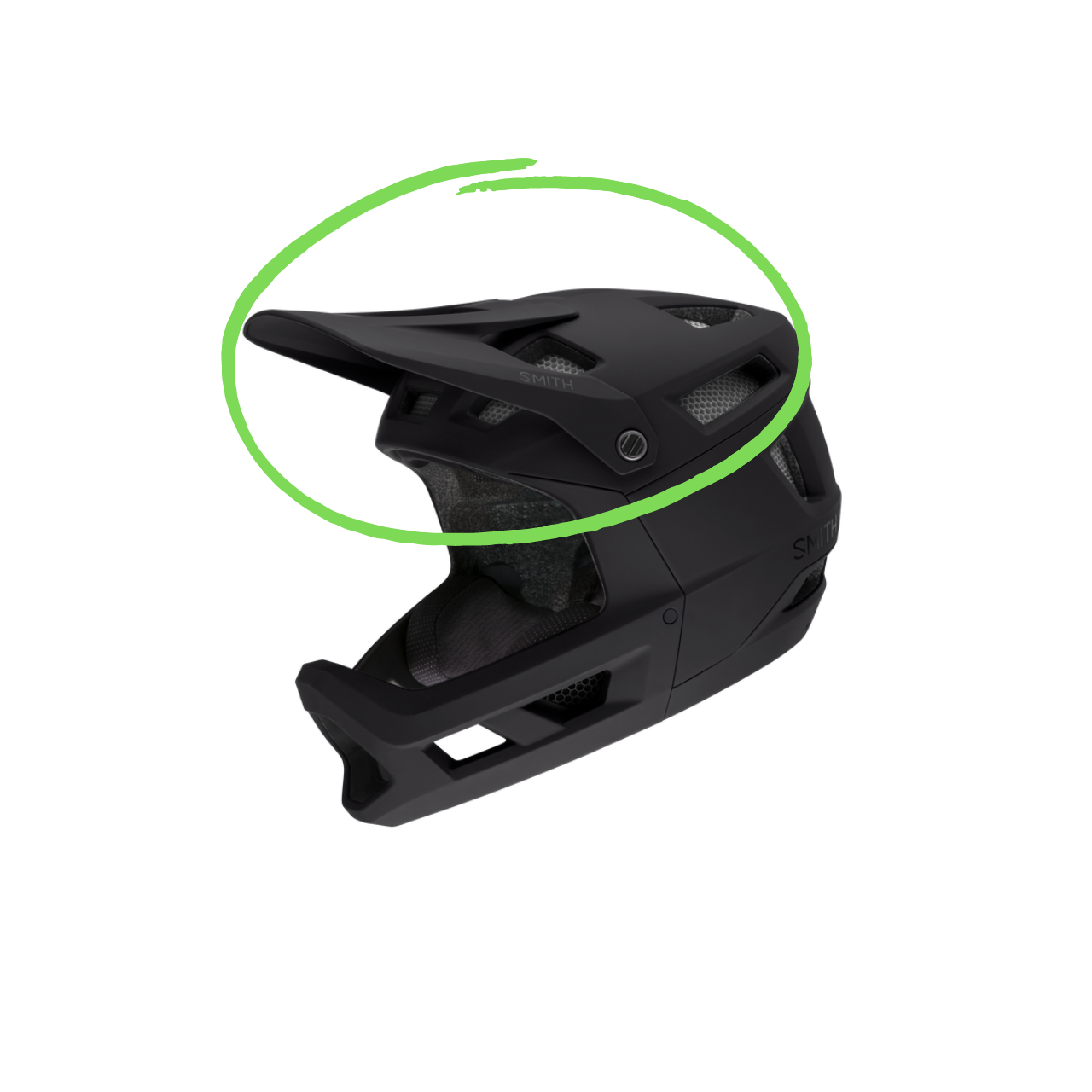 Smith Mainline Full Face MTB Helmet Replacement Visor Black Large