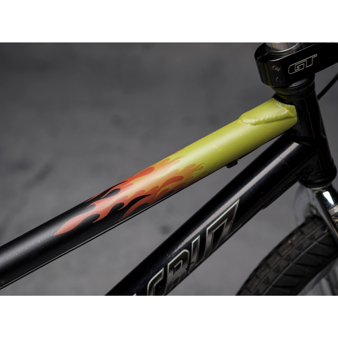 DYEDBRO Bicycle Frame Protection Kit Flames