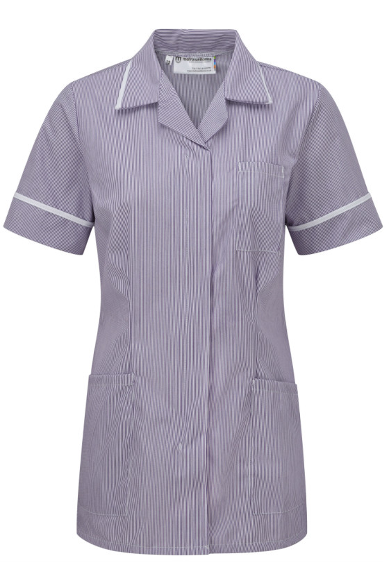 Striped Nurses Healthcare Tunic - Matrix Workwear