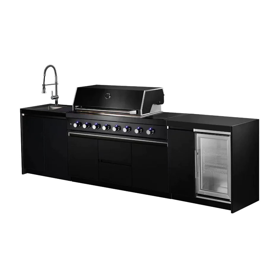 Aspire Stainless Steel 6 Burner BBQ Outdoor Modular Kitchen | The BBQ King
