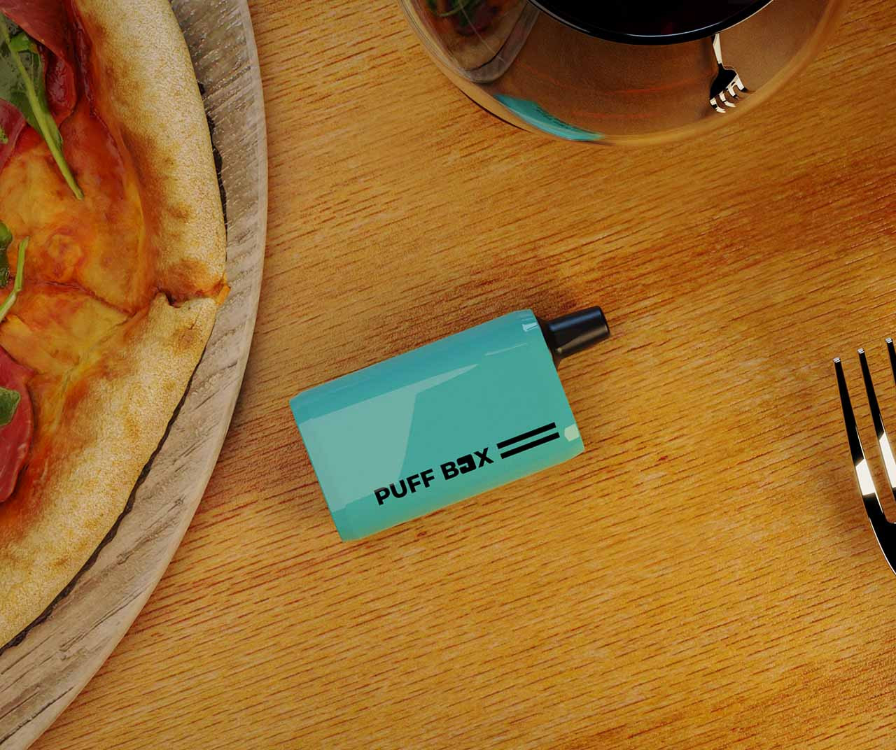 Puff Box Teal | disposable vape | JAC Vapour