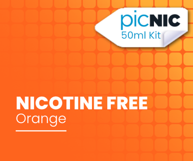 50ml Orange picNIC E Liquid Kit | Nicotine Free E Liquid | JAC Vapour