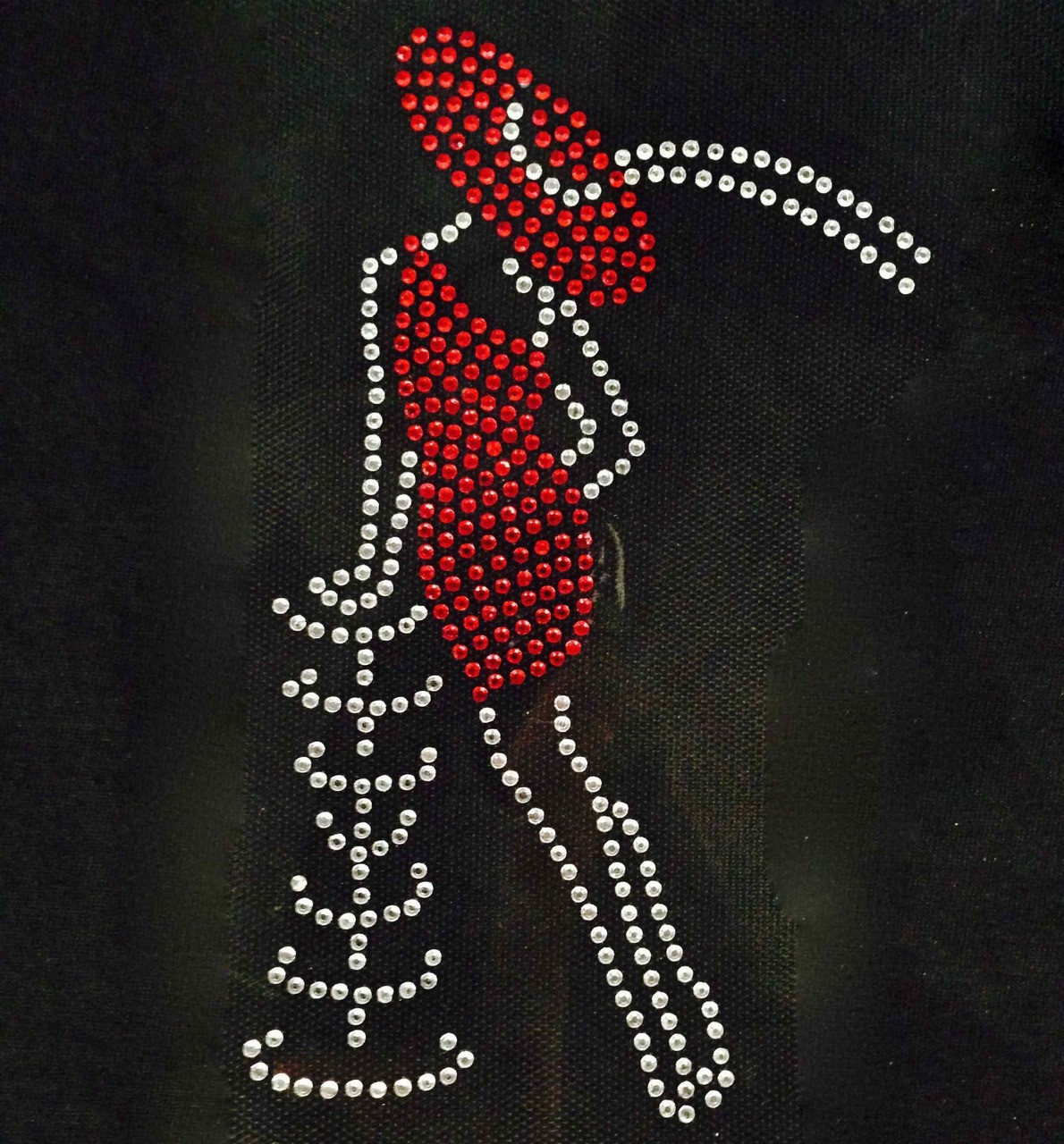 Cross Ceramic Spray Blue Religious Rhinestone transfer iron on - Texas ...