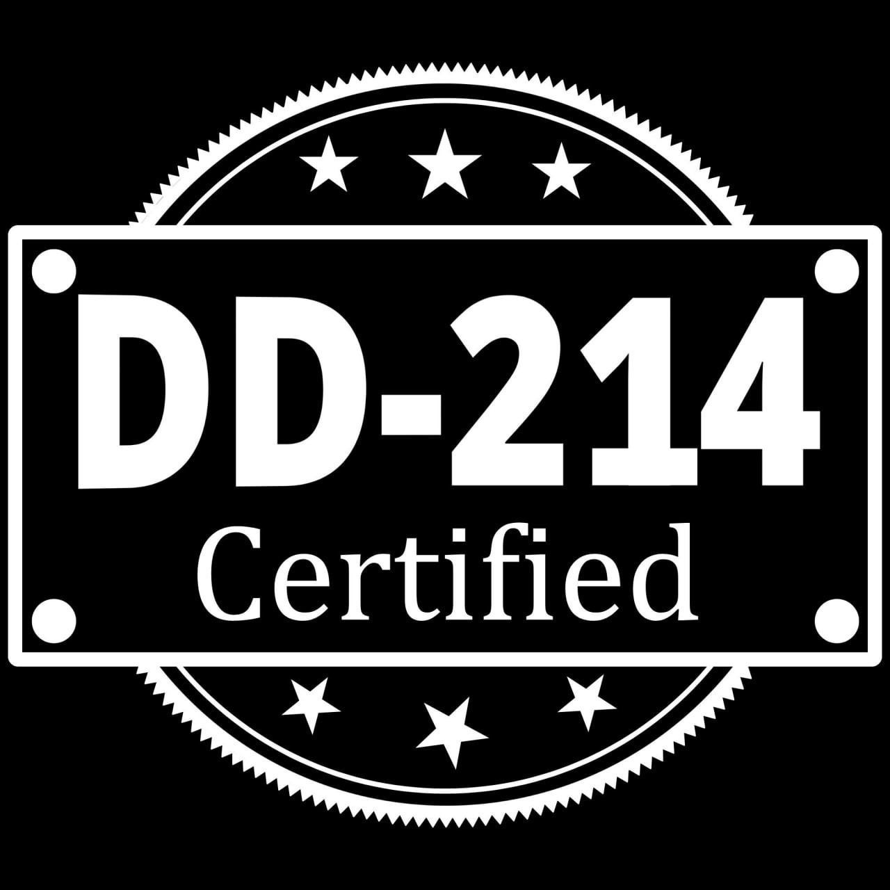 (2 Qty) DD-214 Certified (Military) - DTF transfer - Texas Rhinestone