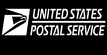 (2 qty) USPS (size 11.5x3")-United States Postal Service with Eagle DTF ...