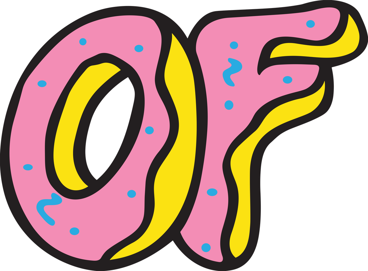 odd future cat sticker