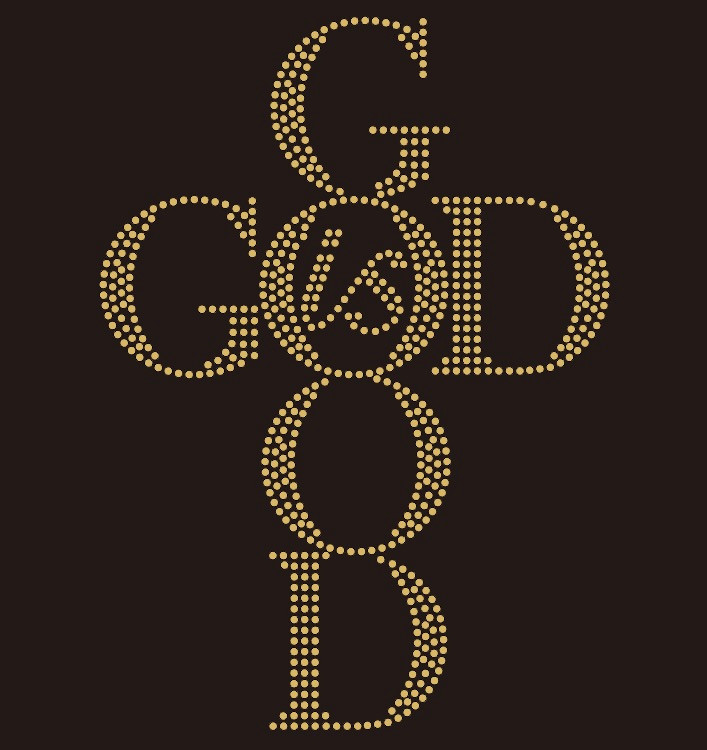 Not Today Satan Cross custom Rhinestone Transfer - Texas Rhinestone