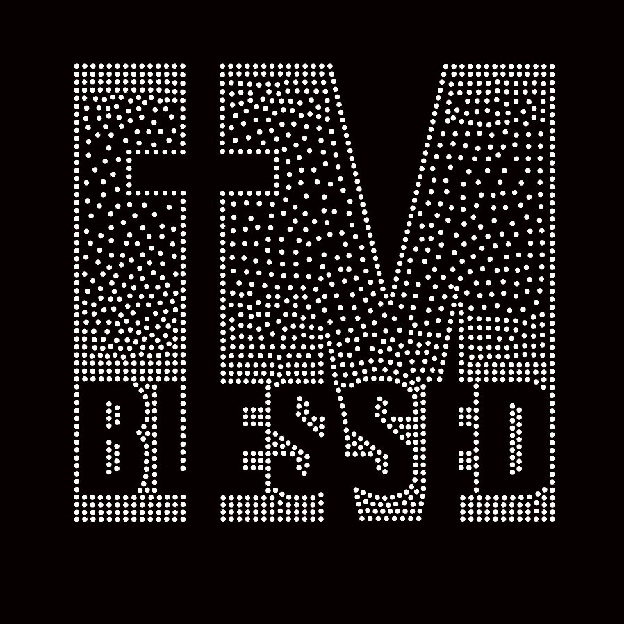 IM Blessed (Silver) - custom Rhinestone Transfer - Texas Rhinestone