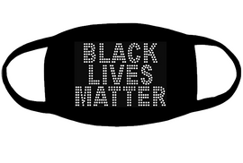 Black Lives Matter (Large) Bold Text Afro Rhinestone Transfer - Texas ...