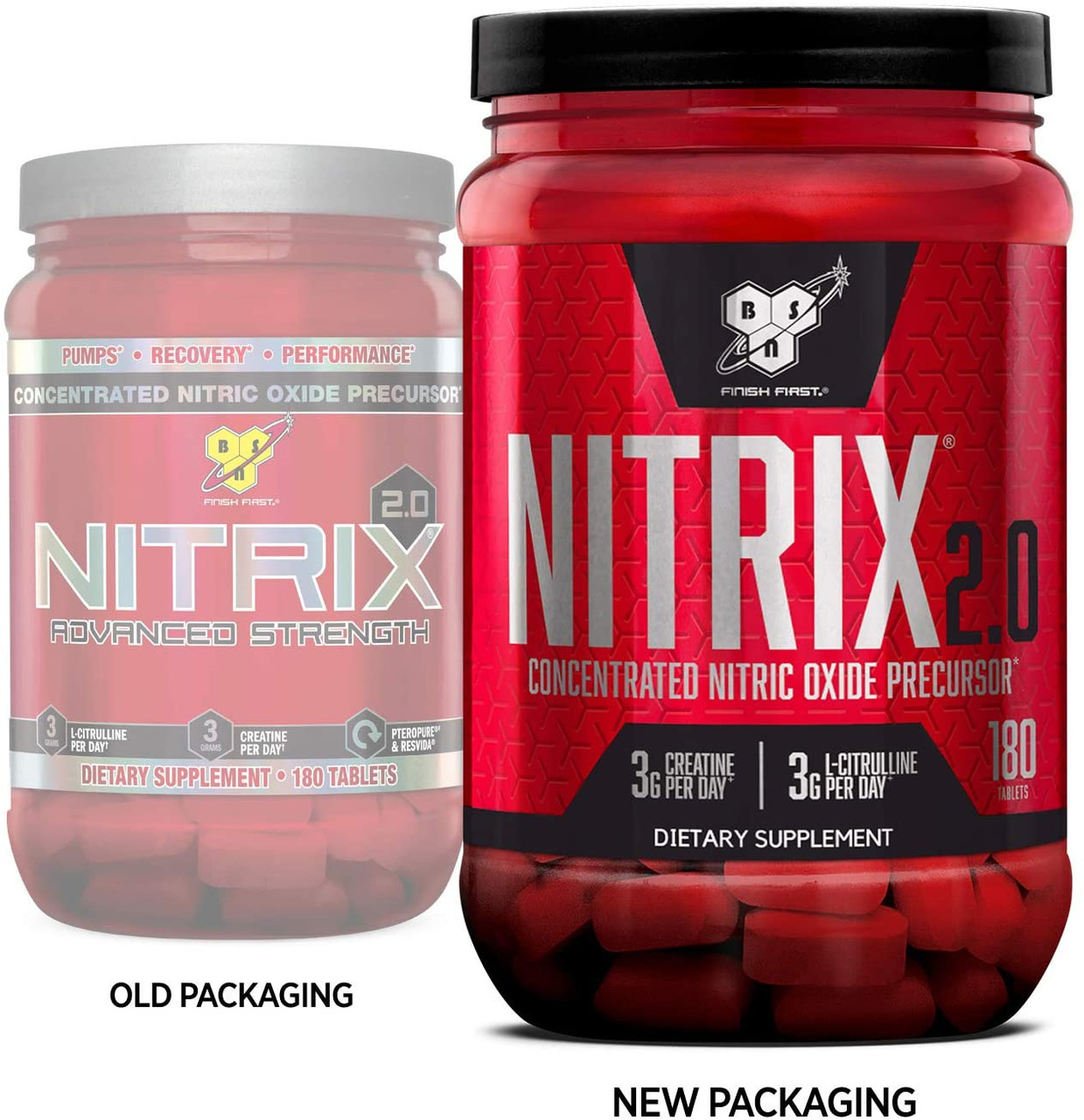BSN Nitrix 2.0 Concentrated Nitric Oxide Precursor