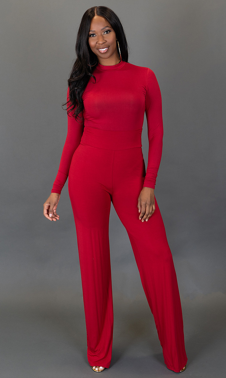 Tall Women's Red Bodysuit | Long Torso Bodysuits