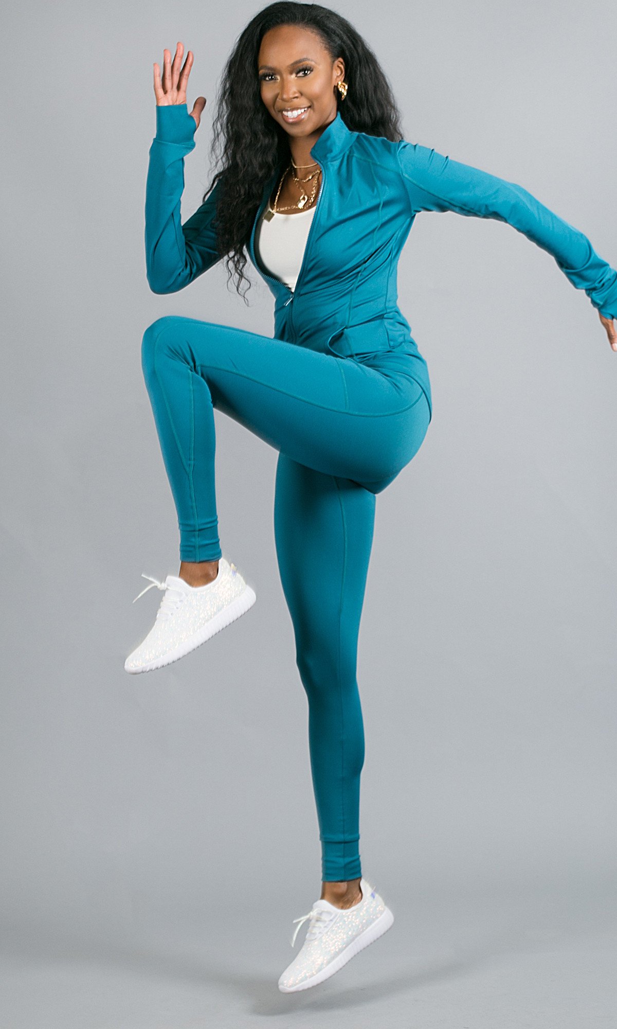 Tall Women's Activewear & Workout Jacket | Sport Top | Prissy Duck