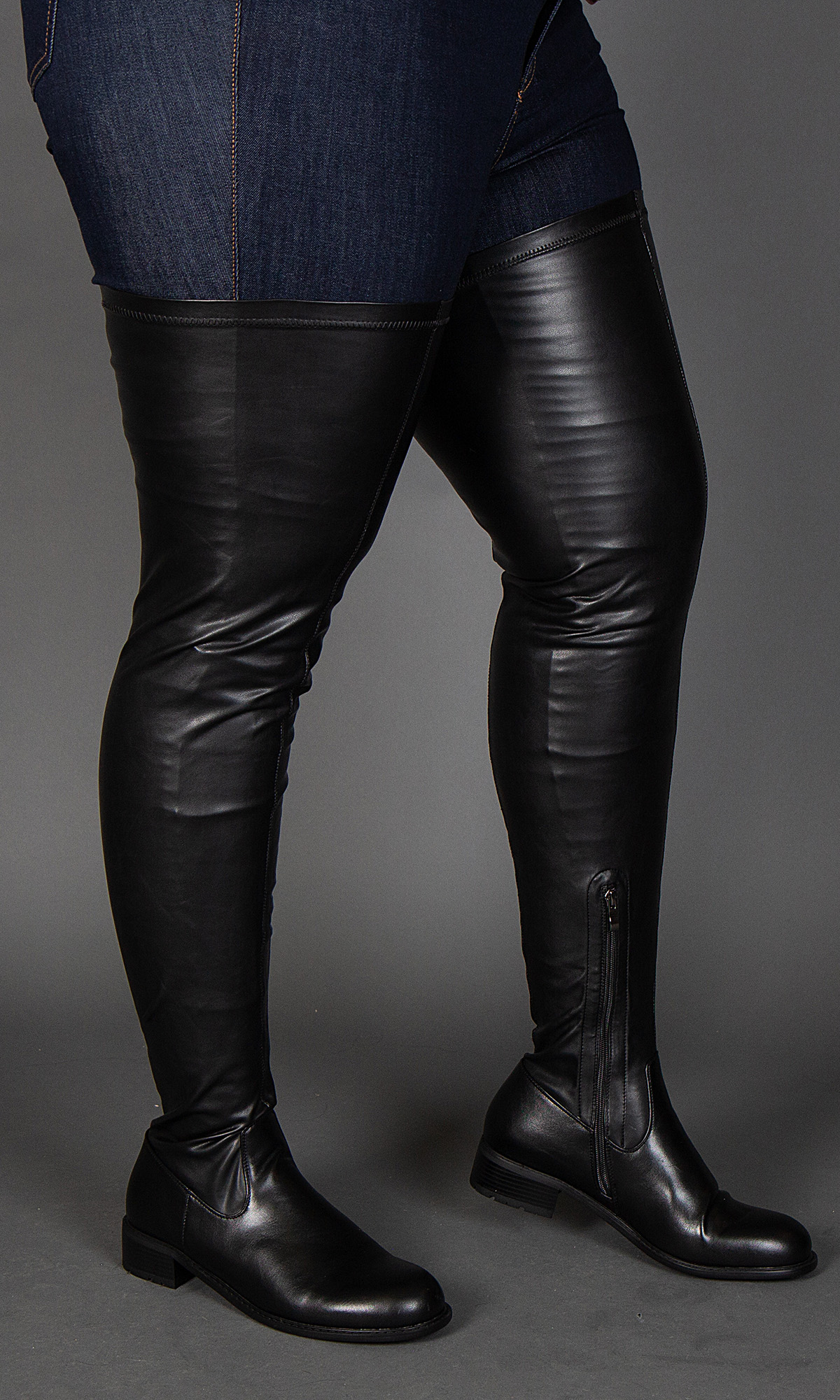 Thigh High Stretch Riding Boots - Regular Fit - Prissy Duck