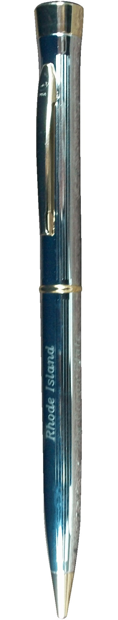 Garland Pen - Signature Collection- Chrome with Golden Accents - Made ...