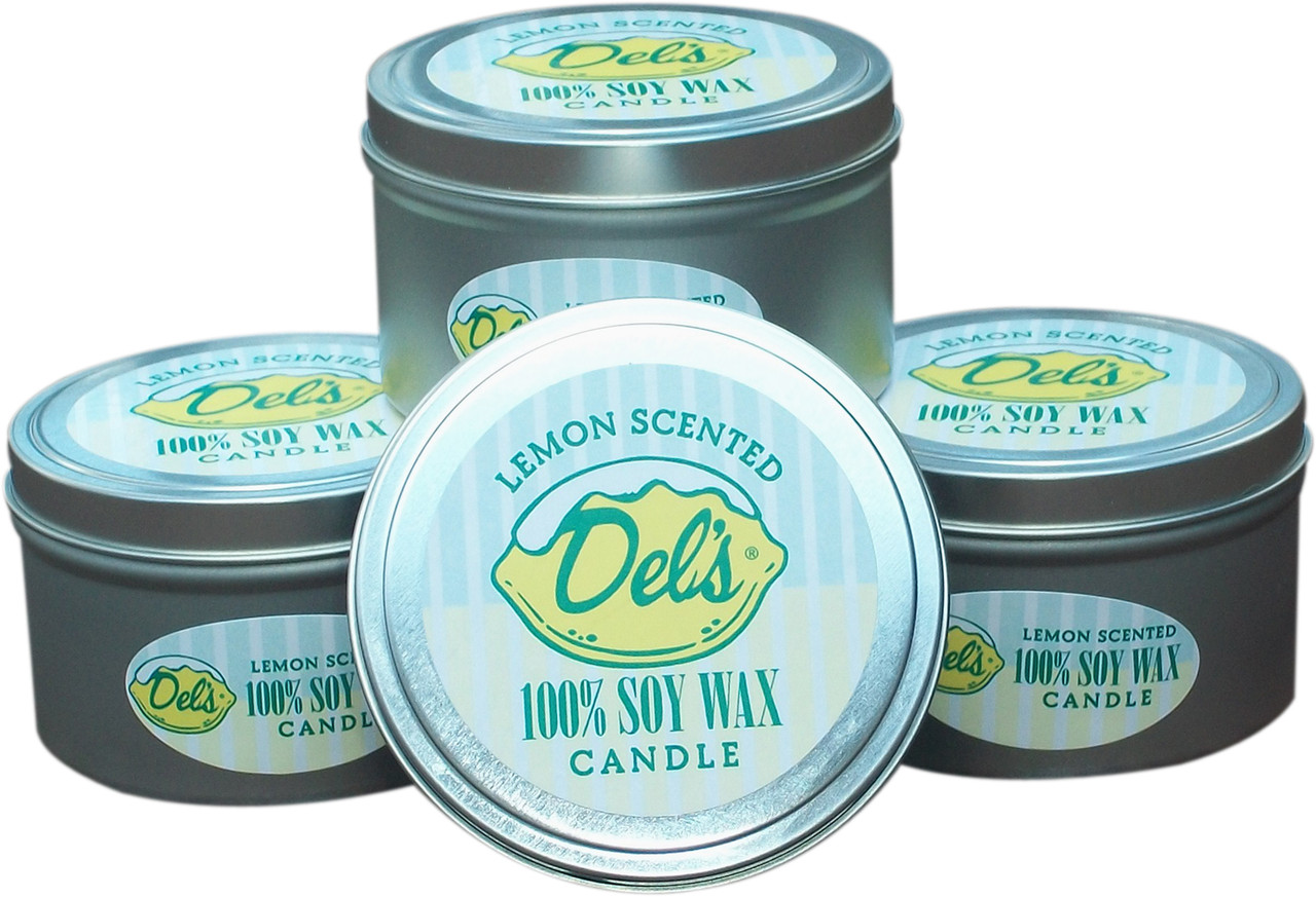 Dels Lemonade Candle (Del's) - Made From RI