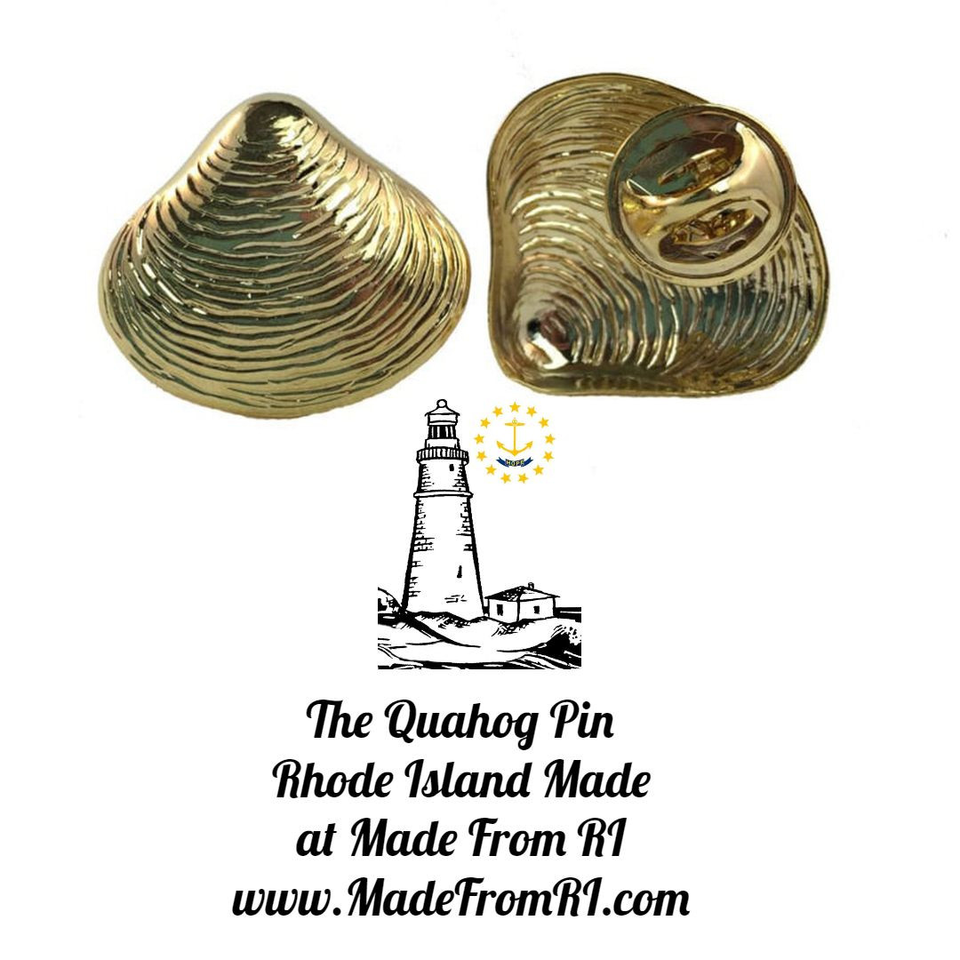 How to Make an Impression - A Quahog Pin Made from Rhode Island - Made ...