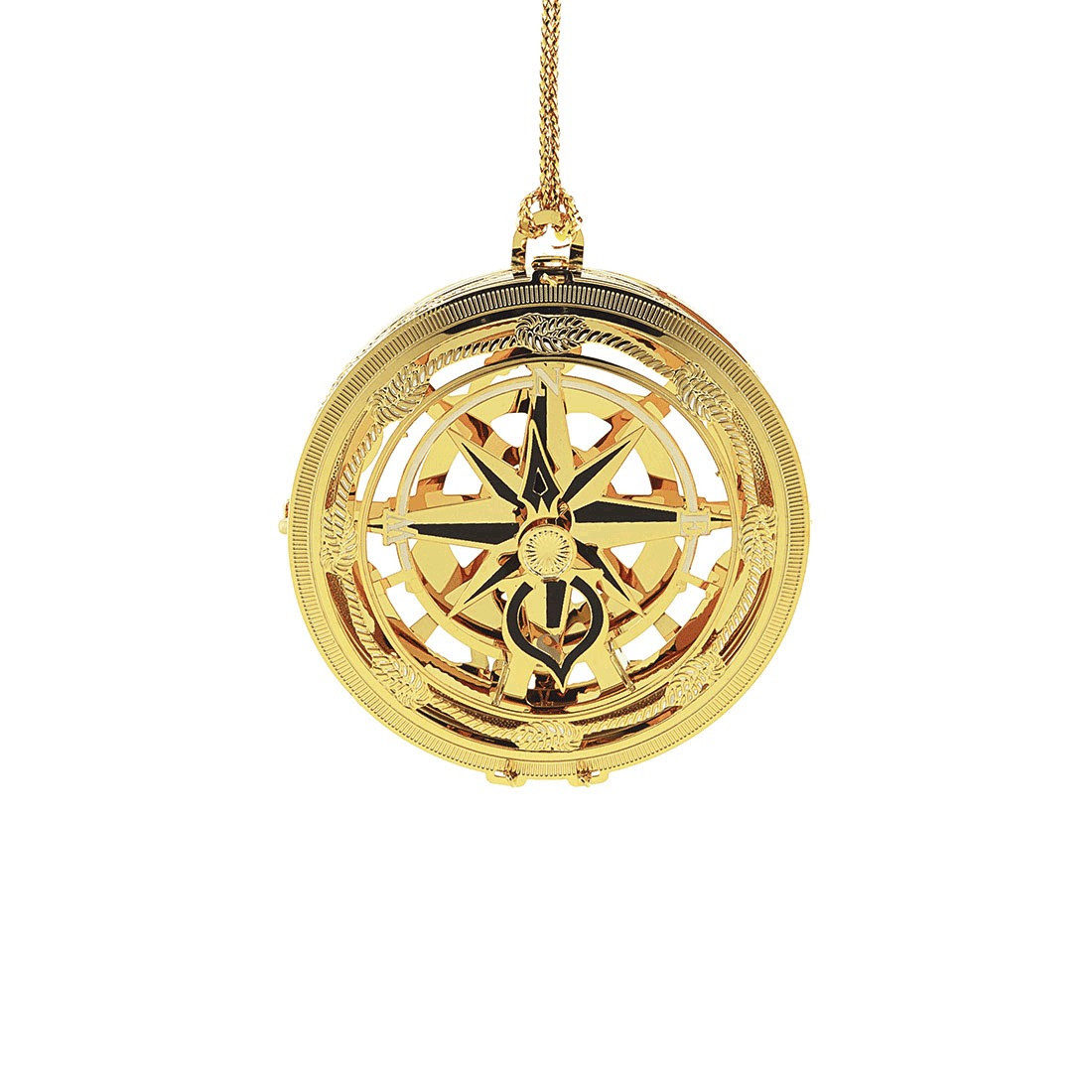 Compass Ornament - Made From RI