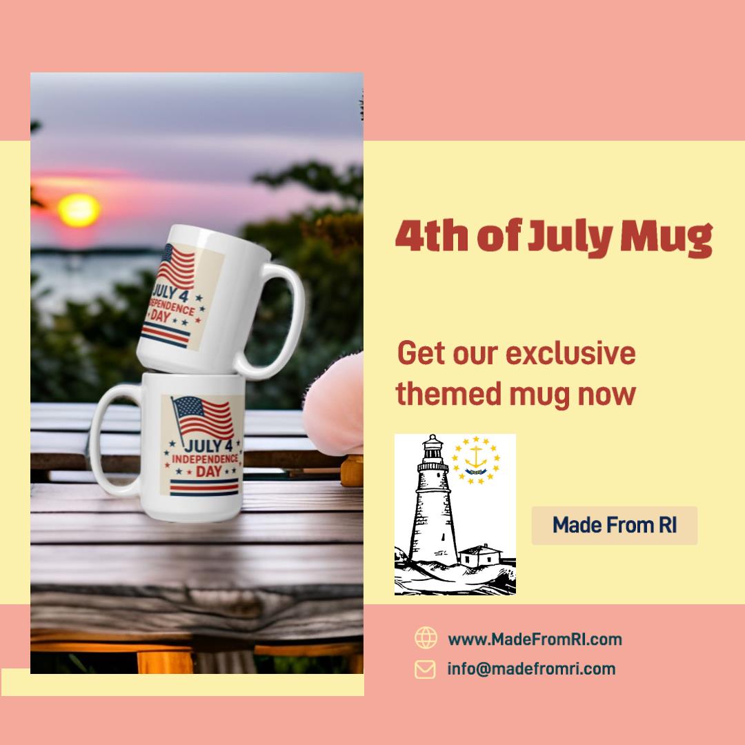 Celebrate Independence Day with the Perfect Patriotic Mug! - Made From RI