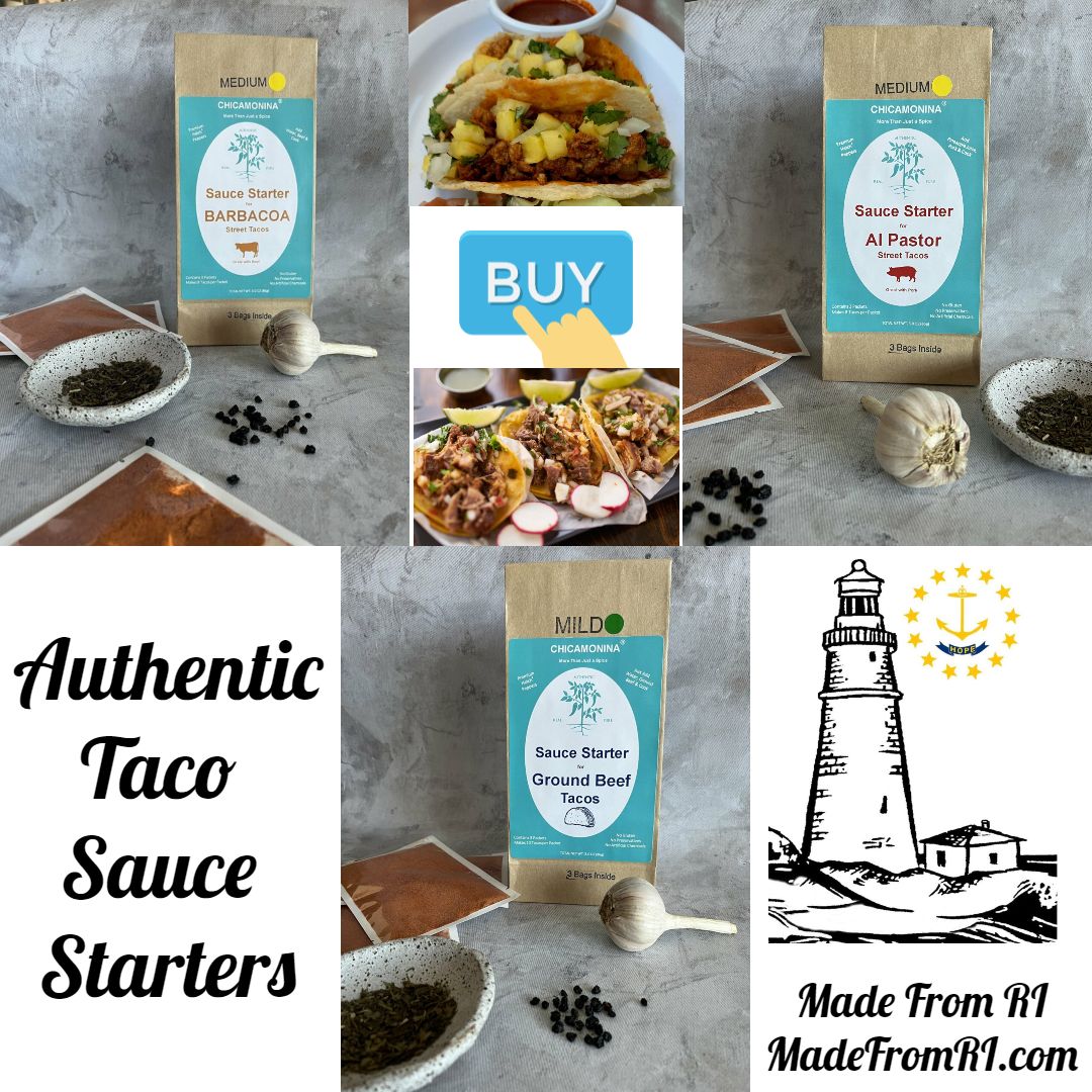 Introducing Rhode Island Made Taco Sauce Starters - Made From RI