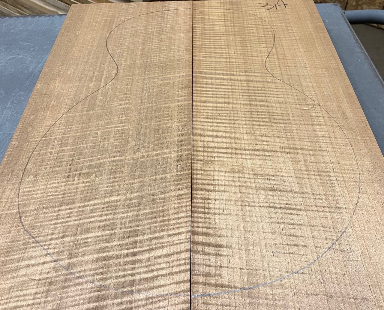 Roasted Flame Maple Carve Top | 3A | American Specialty Hardwoods