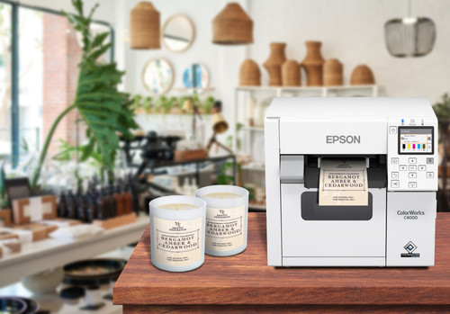 Epson ColorWorks CW-C4000 Matte 4-Inch Color Label Printer with ...