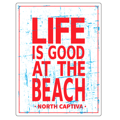 Wood Sticker - Life is Good