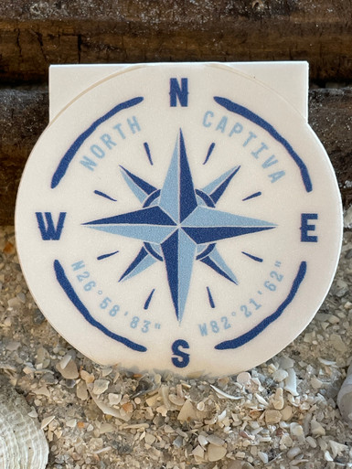Compass Rose Sticker - Small