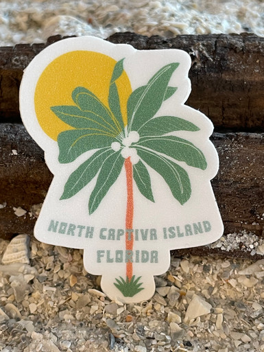 Coconut Tree Sticker - Small