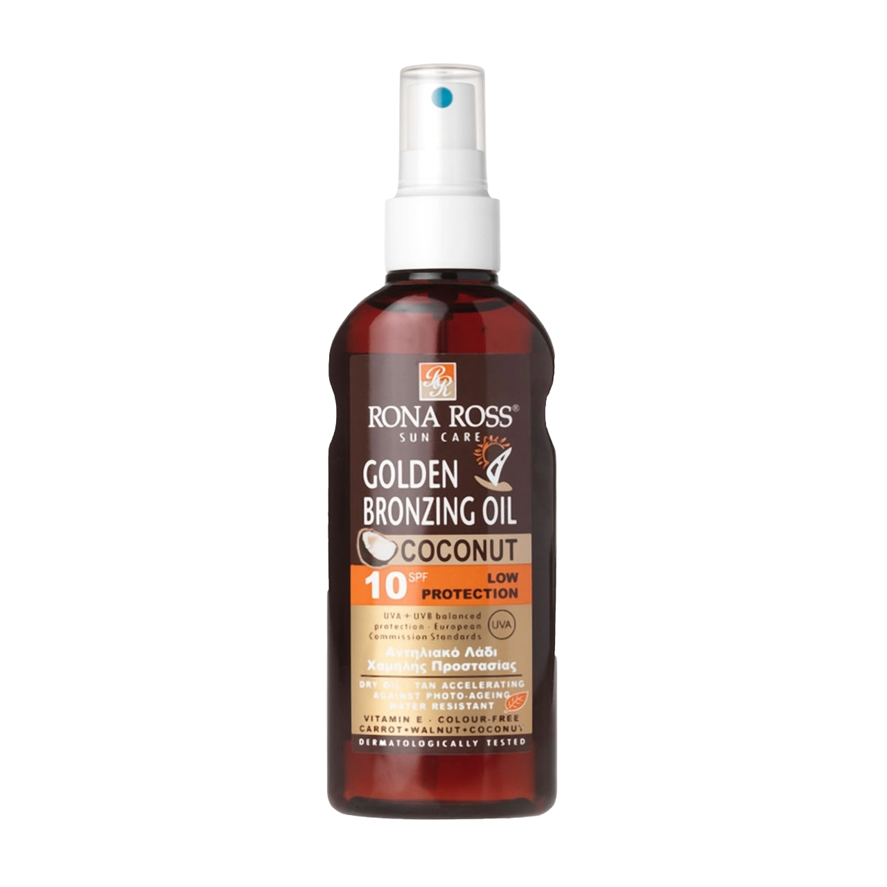 Rona Ross Golden Coconut Bronzing Dry Oil Coconut SPF10 | Rona Ross ...