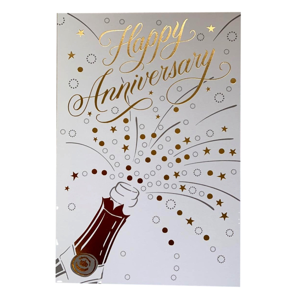 Celebrating Another Year Together Foil Finished Anniversary Card ...