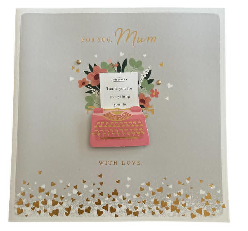 Mum Birthday Flowers & Message Card - Occasion Cards