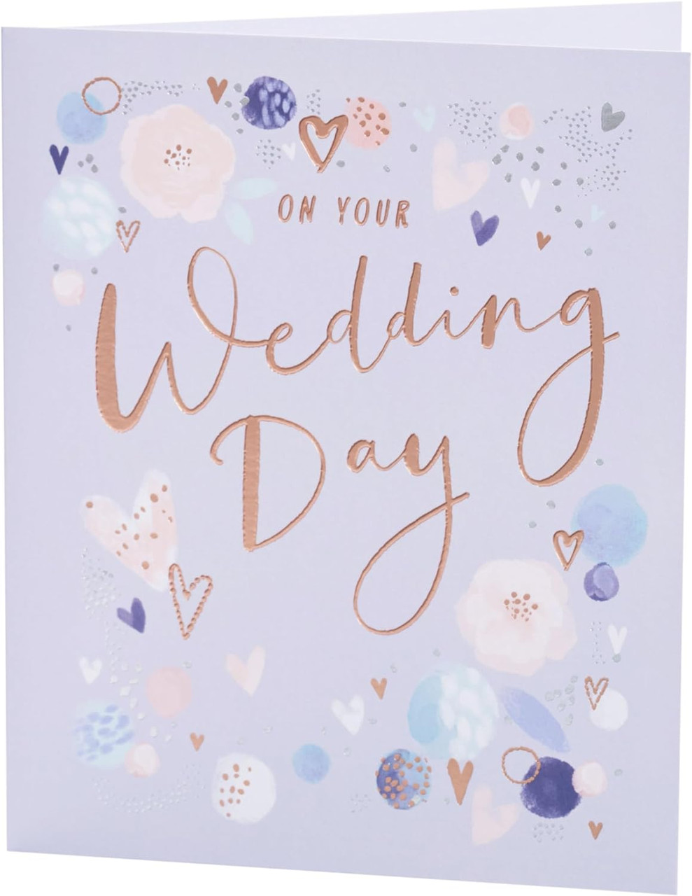 Light Design Wedding Day Congratulations Card - Occasion Cards