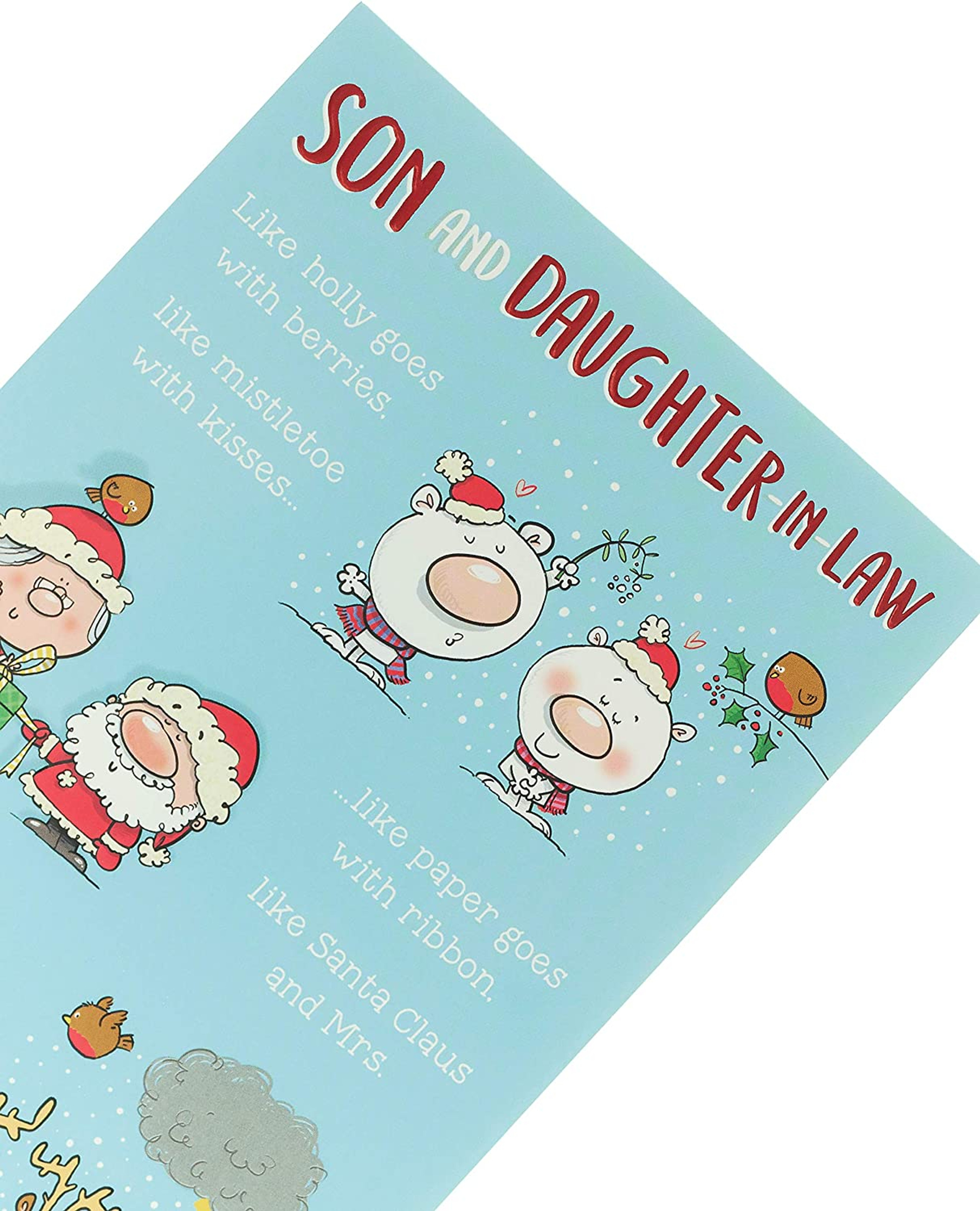 Son And Daughter In Law Christmas Card Special Couples Christmas Funny son-and-daughter-in-law-christmas-card-special-couples-christmas-funny