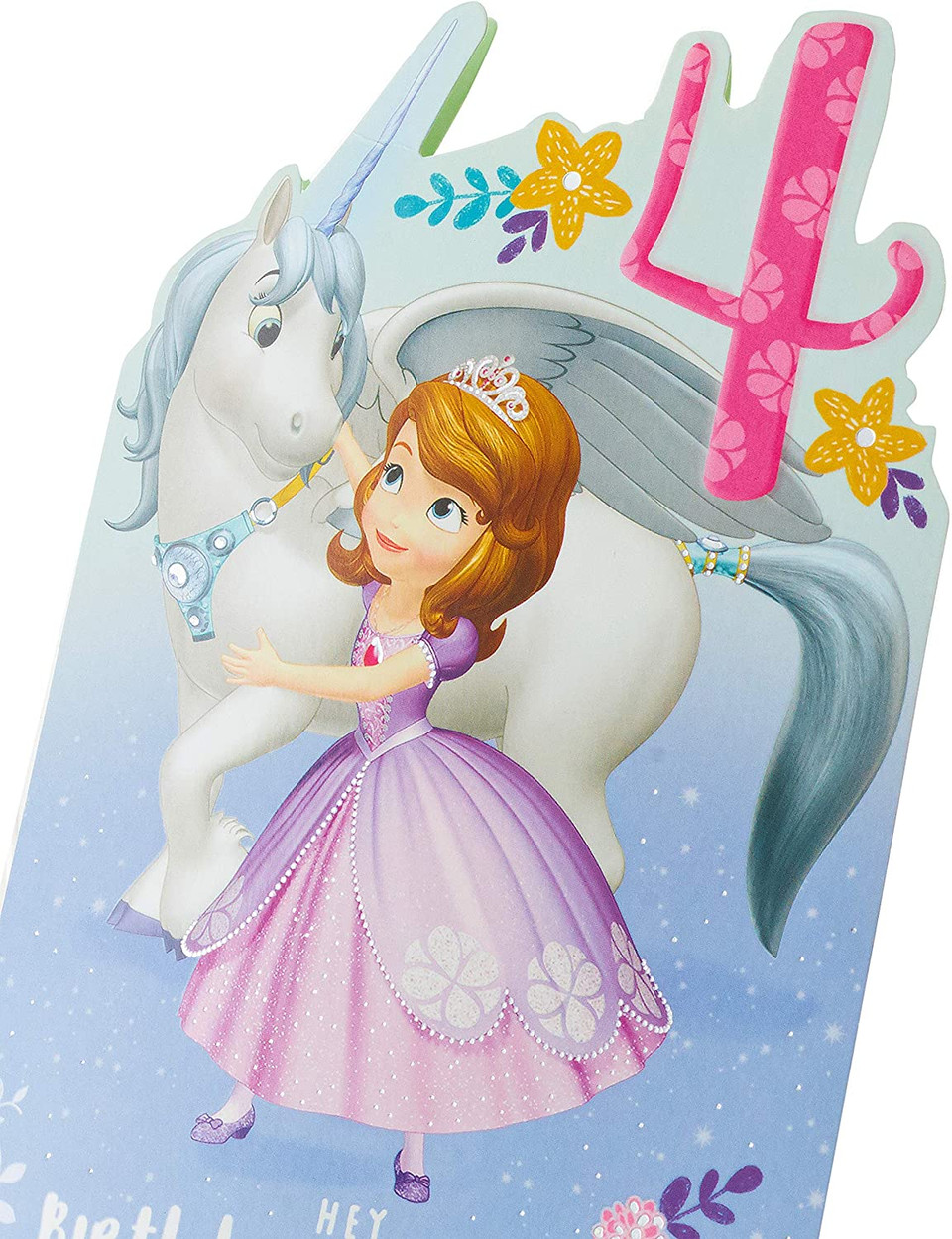 Disney Princess Sofia Girl 4th Birthday Card Occasion Cards