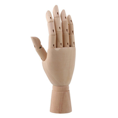 Small Wooden Right Hand Manikin 18cm (7") - Occasion Cards