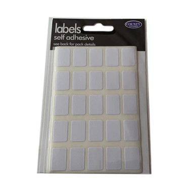 Pack of 175 12x18mm Self Adhesive White Labels Stickers - Occasion Cards