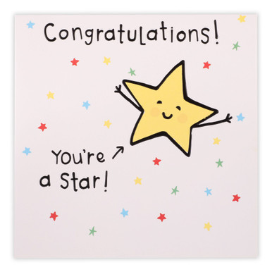 Congratulations You're A Star Card - Occasion Cards