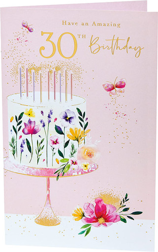 Amazing Happy 30th Birthday Card - Occasion Cards