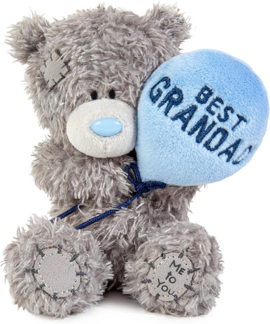 Me to You Tatty Teddy Father's Day 'Best Grandad' Bear with Balloon ...