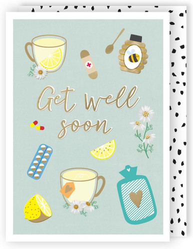 Contemporary Healing Magic Potion Get Well Soon Card - Occasion Cards