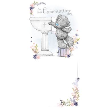 Bear At Alter Communion Day Card - Occasion Cards