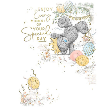 Bear Doing Cartwheel Special Day Birthday Card - Occasion Cards