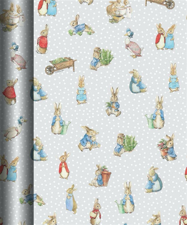 Peter Rabbit Wrapping Paper 3 x 2 metre rolls for Birthday Christmas ...