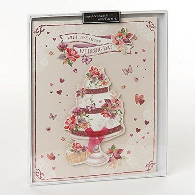 Wedding Day Handmade Luxury Boxed Congratulation Large Greeting Card ...