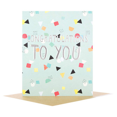 Congratulations Blank Card with Foil Finish - Occasion Cards
