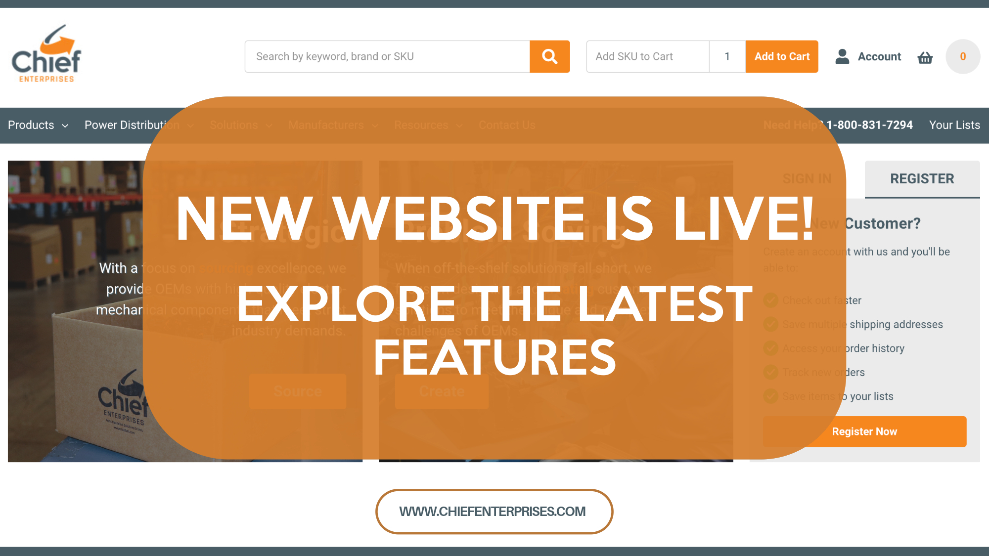 Our New Website is Live! Explore the Latest Features - Chief Enterprises