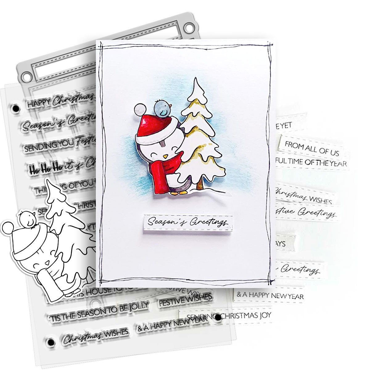 Downloads - Christmas holiday printables - Theo Penguin printable ...