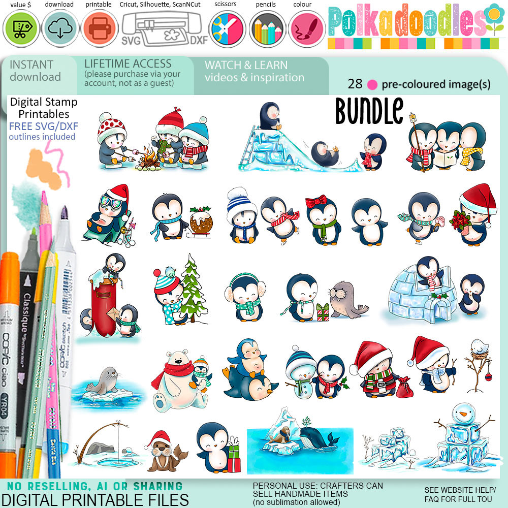 Best Cute Printable card making, craft downloads, printable stamps ...
