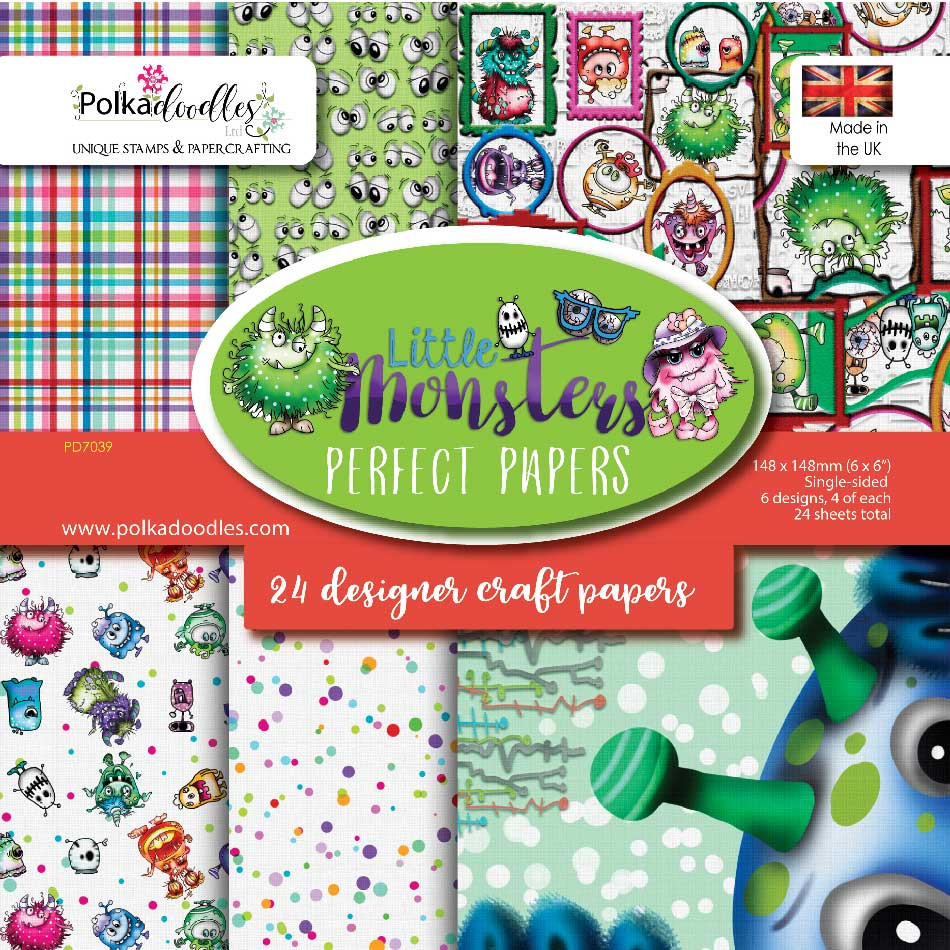 Little Monsters 6 x 6" Paper pad